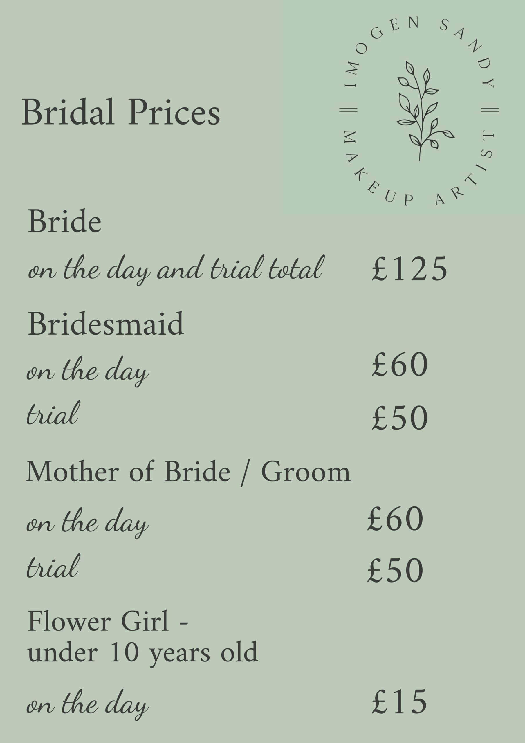 Bridal | Imogen Sandy MUA